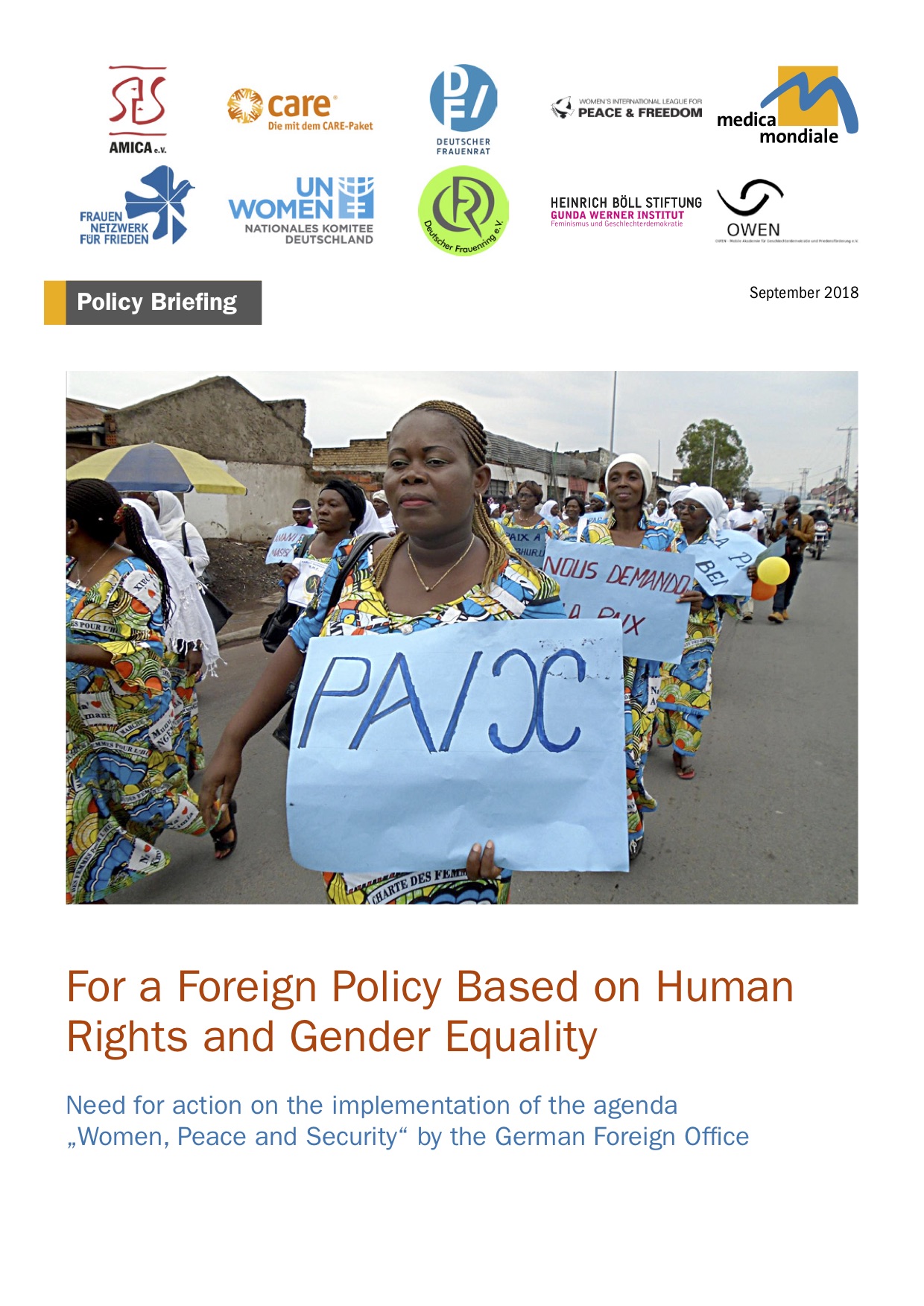 For a Foreign Policy Based on Human Rights and Gender Equality | Gunda ...